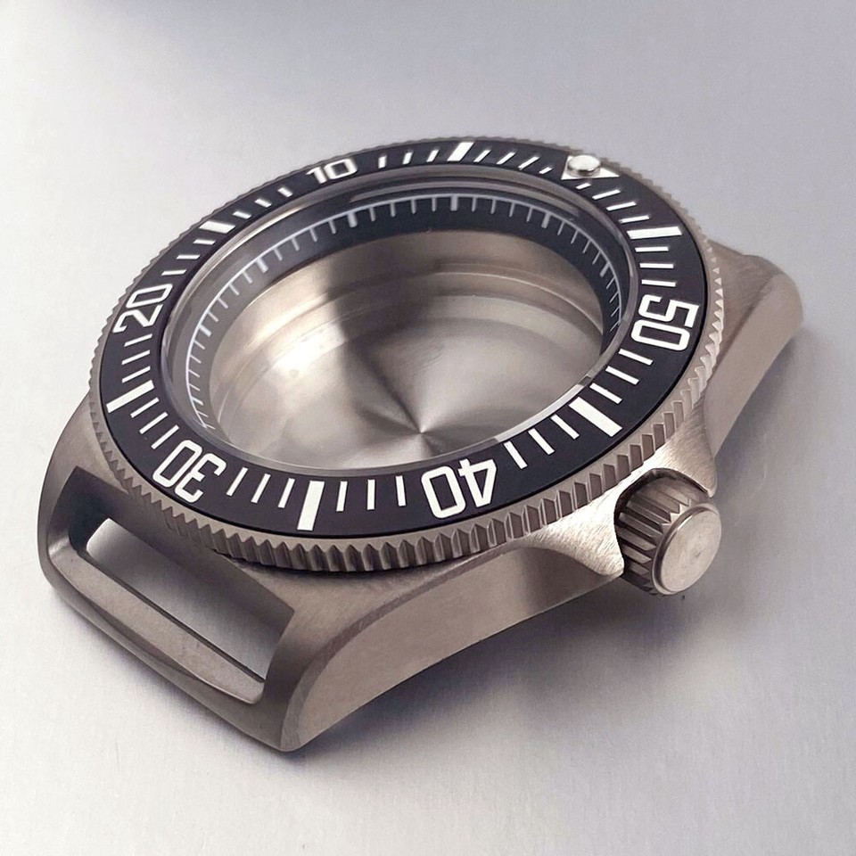 42mm Tactical Frog Dive Titanium Watch Case Sapphire 200M Waterproof ...