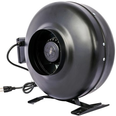 Dryer Booster Fan 6" 412 CFM Inline Vent Blower, Low-Noise Register ...