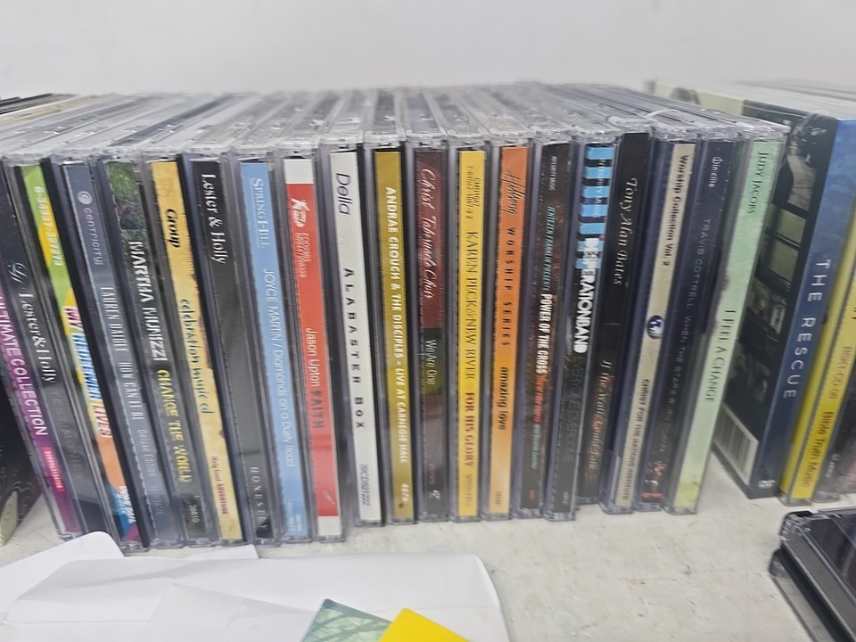Lot of 150+ Christian Music CD Faith Religious Gospel Worship w/8 VHS ...