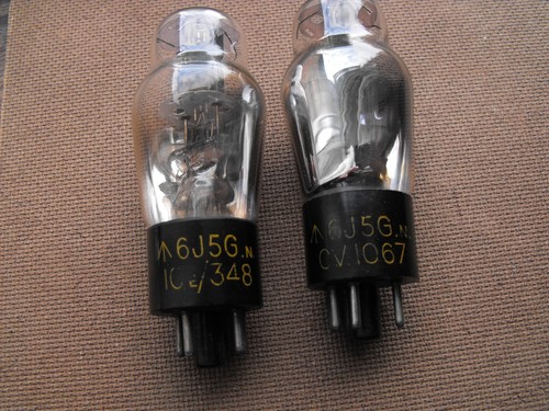 6J5 VALVES/TUBES ONE PAIR | eBay