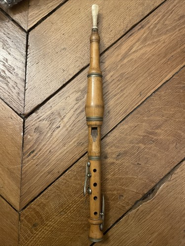 Antique Vintage French Flageolet Flute Old Boxwood French Flute | eBay