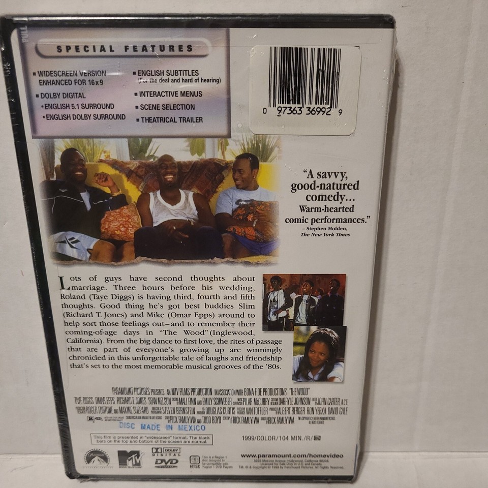 The Wood Widescreen DVD Collection Taye Diggs, Richard T. Jones & Omar ...