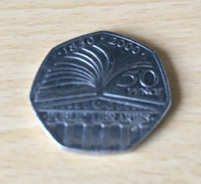 Public Libraries 50p Circulated Coin 2000 | eBay UK