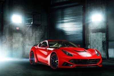 Ferrari F12 Berlinetta Car Wall Art Giclee Canvas Print Photo (#315) | eBay