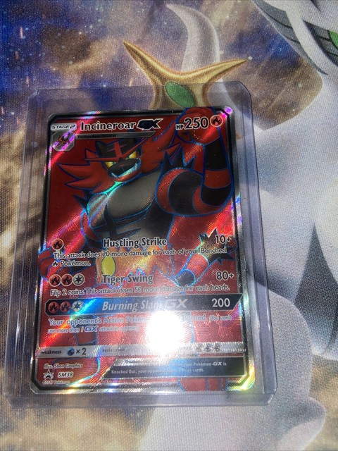Pokémon TCG Incineroar GX SM Black Star Promo SM38 Promo for sale ...