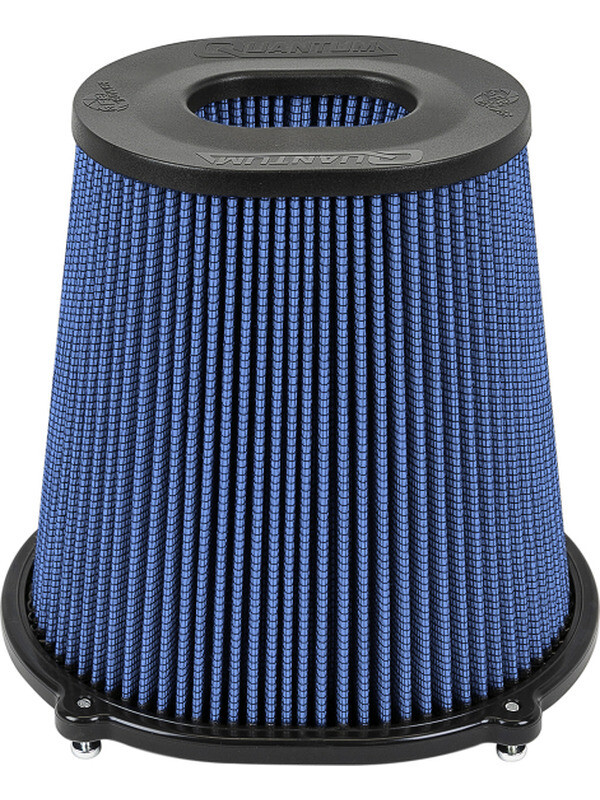 AFE Quantum Pro-5 R Air Filter Inverted Top 5in Flange x 9in Height O ...