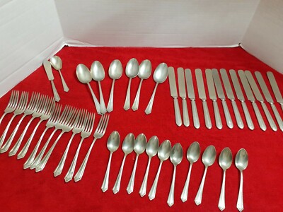 A.S. Co. Nickel Silver Panama 41 Piece Flatware Set | eBay