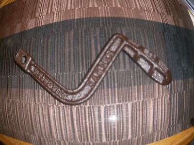 VINTAGE CAST IRON MAJESTIO RANGES Ash Grate Shaker Handle Coal & Wood ...