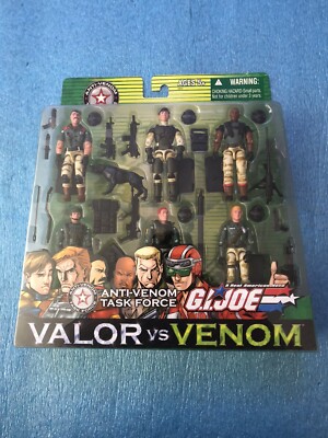 GI JOE VALOR VS. VENOM ANTI VENOM TASK FORCE 6 Pack MISP MUTT JUNKYARD BARRICADE | eBay
