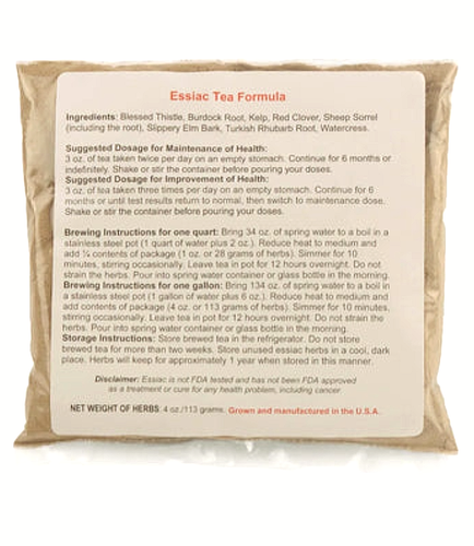 THE Authentic ULTIMATE Organic ESSIAC TEA - 8 Herb Formula Highest ...