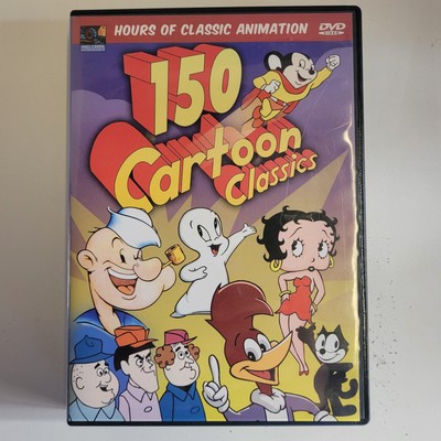 Cartoon Classics DVD, 150 cartoons, Popeye, Betty Boop, Casper etc. 4 ...