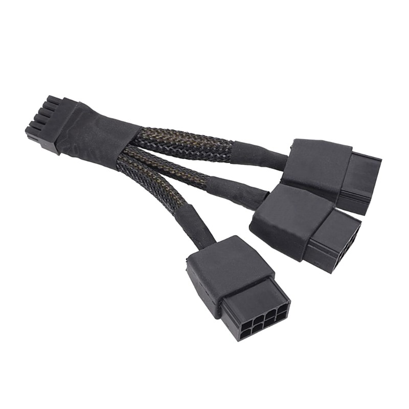 PCIE 12VHPWR 12Pin Connector to 3x8Pin PCI-E GPU Power Adapter Cable ...