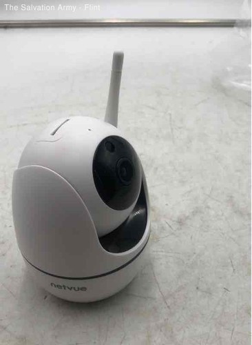Netvue White Orb Mini Home Security Wireless Audio-Video Baby Monitor ...
