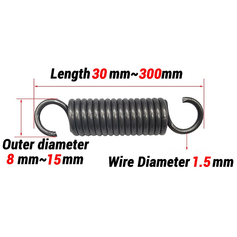 Expansion Spring 1.5 Wire Ø Tension Extension Expanding Extending ...