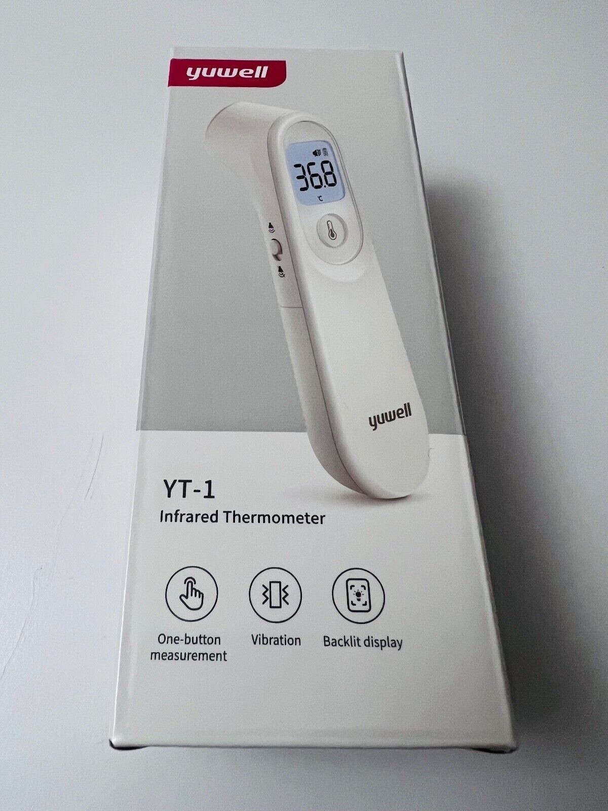 Yuwell Infrared Thermometer YT-1 One Button Vibration Display for sale ...