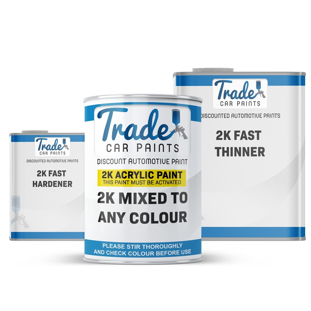 FORD 2k Acrylic Car Paint SUNBURST RED 2.5Litre Kit Direct High Gloss ...