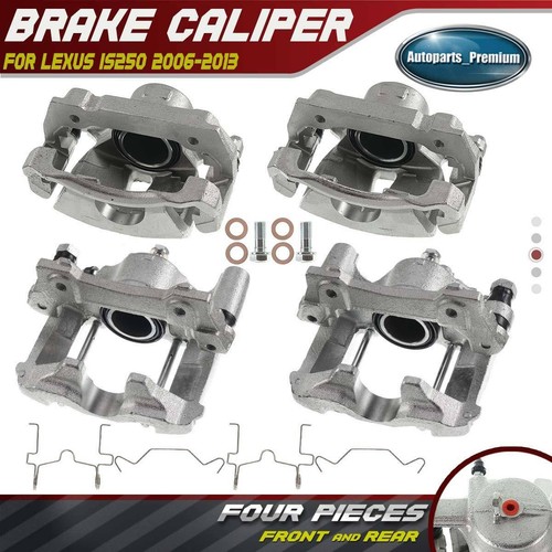 4x Front & Rear Brake Calipers for Lexus IS250 10-13 2.5L with Casting ...