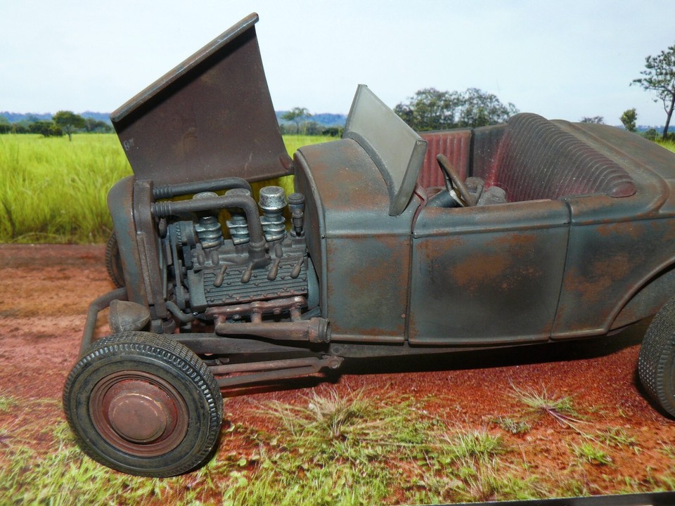 1/18 ( DS 60 ) Abandoned 1932 Ford Deuce Highboy Flathead Hot Rod | eBay