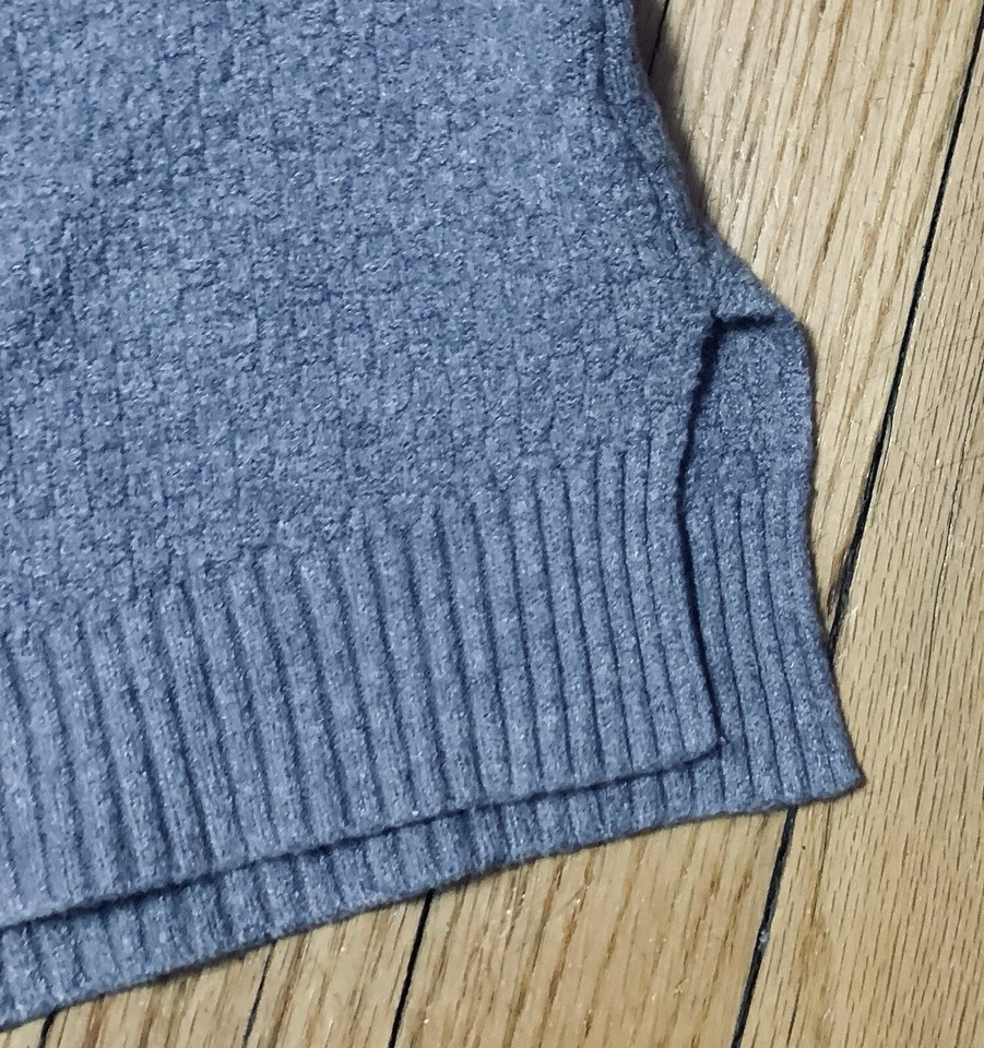 New Women’s Evolution Boat Neck Open Knit L/S Light Blue Sweater Size ...