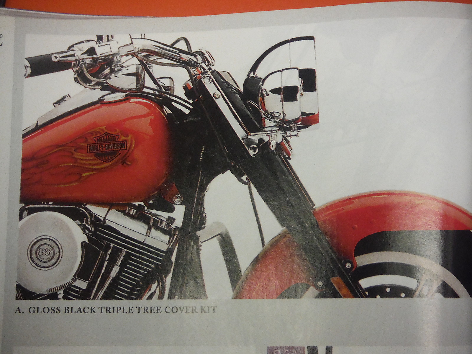 HARLEY-DAVIDSON NOS GLOSS BLACK TRIPLE TREE COVER KIT-SOFTAIL | eBay