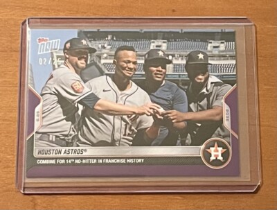 2022 TOPPS NOW #409 HOUSTON ASTROS - NUMBERED 2/25 PURPLE PARALLEL | eBay