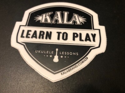 KALA UKULELE OEM Sticker "Learn to Play" 3" x 2.75" | eBay