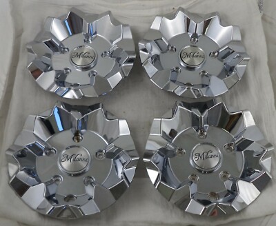 Milanni Wheels Chrome Custom Wheel Center Cap Caps Set 4 # C-459-CAP ...