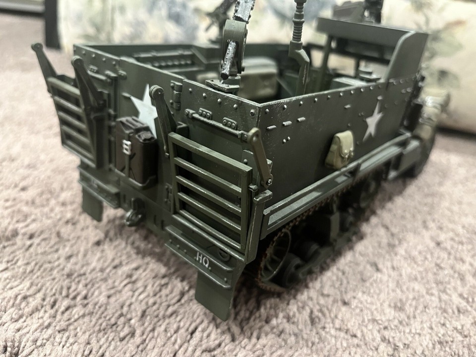 WW2 US M3A3 Halftrack 1/18 Model 21st Century Toys Ultimate Soldier XD ...