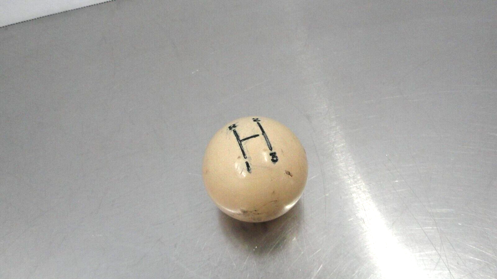 Vintage 3 Speed Muncie Transmission Shifter Ball Ivory Hurst Rat Rod 3/ ...