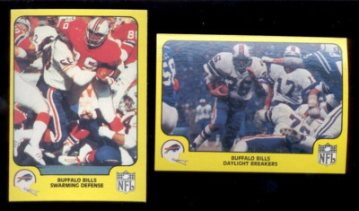 1978 Fleer Action Buffalo Bills Set GARY MARANGI JEFF KINNEY SAM ...