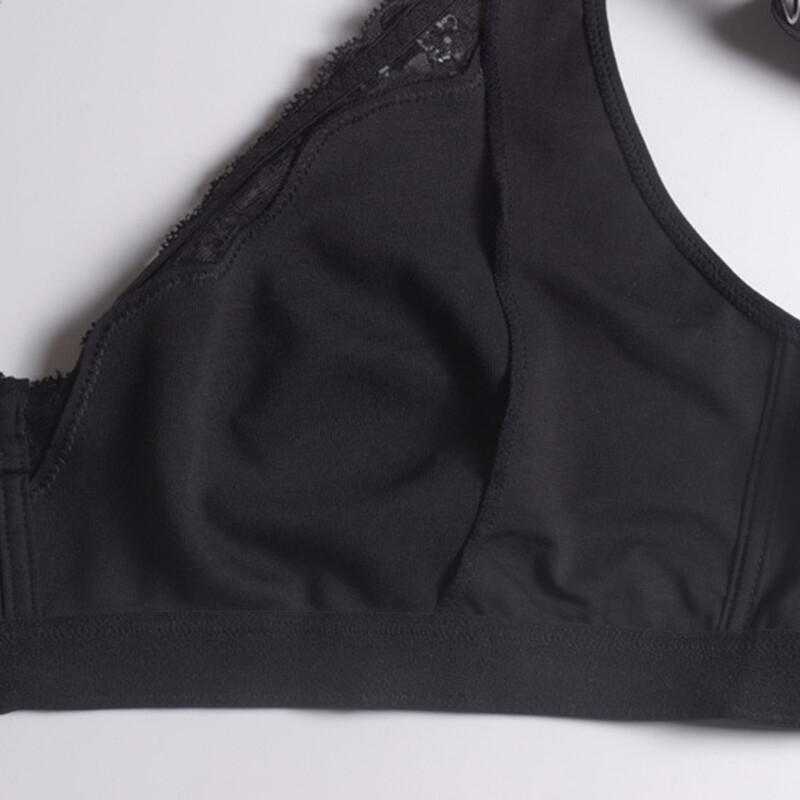 PLUS SIZE 36-54 AA-G Women Bra Lace Large Bosom Lingerie Wireless ...