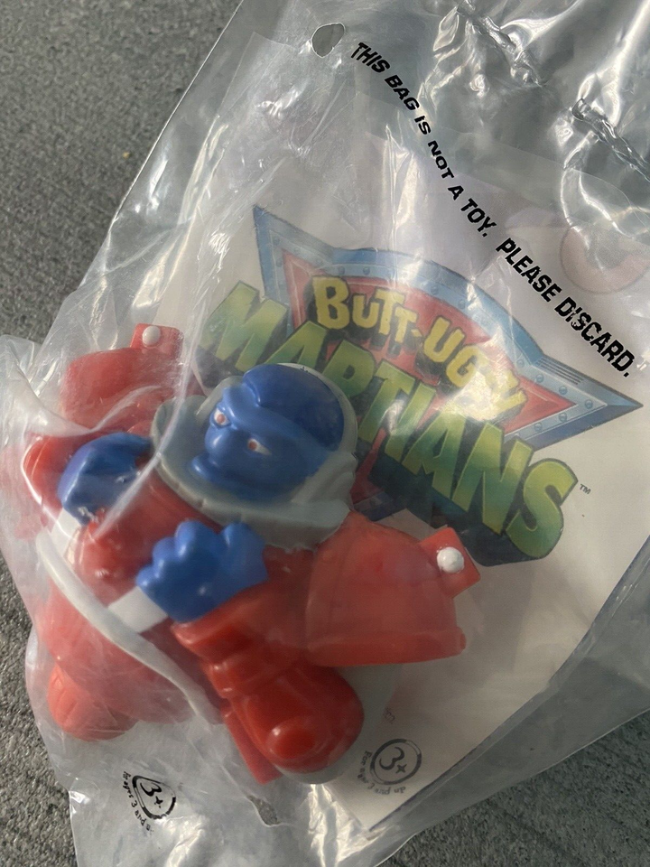 Burger King Toy 2000 - Butt-Ugly Martians Spinning Top Toy - Red and ...