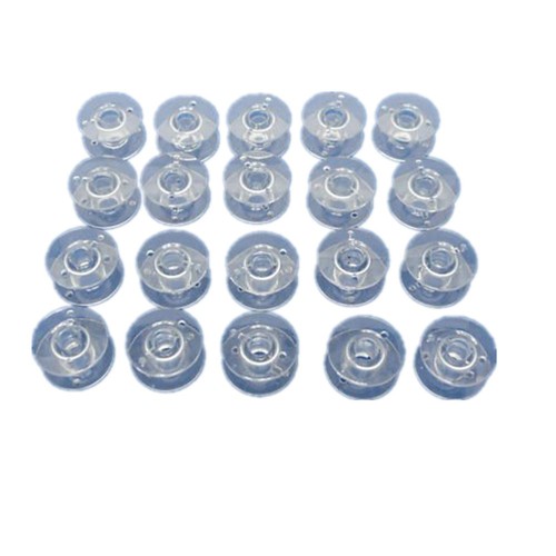 20pcs 2.1cm Plastic Domestic Sewing Machine Bobbins Sewing Machine ...