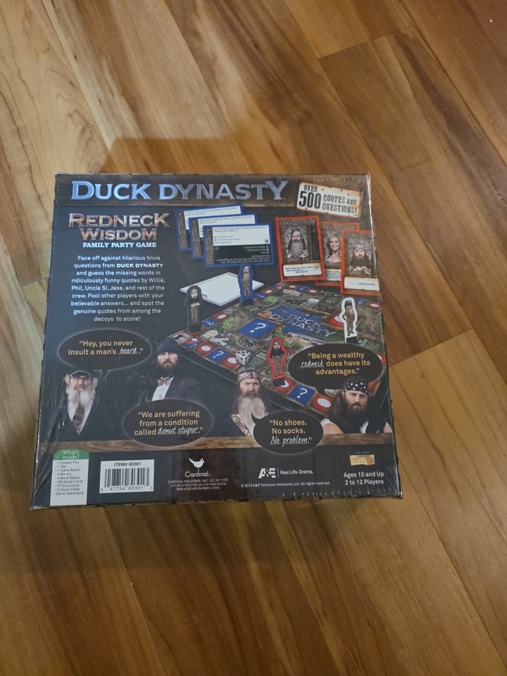 Duck Dynasty Redneck Wisdom Family Party Game Factory Sealed 2013 New ...