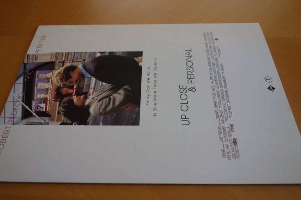 [Movie Pamphlet] Anchor Woman with ticket stub Robert Redford Michelle ...