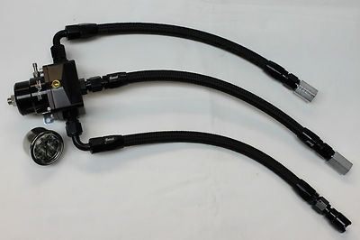 LSX LS1 Conversion Swap Black Fuel Line Kit w/ Fuel Pressure Regulator ...