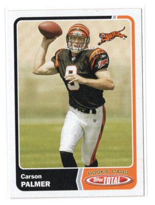 Football Card - 2003 Carson Palmer 450 - Cincinnati Bengals Topps Total ...