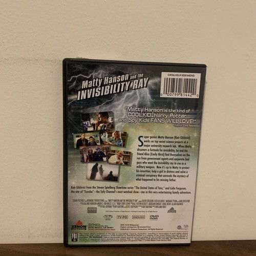 Matty Hanson and the Invisibility Ray (DVD) 799814420| eBay