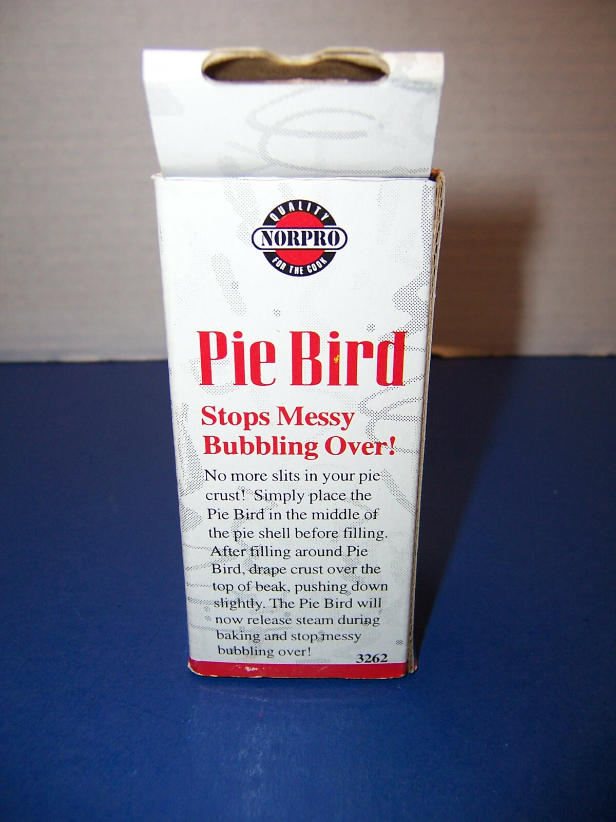 Norpro Pie Bird (4”) Ceramic Blackbird Pie Vent Stops Bubbling Over NIB ...