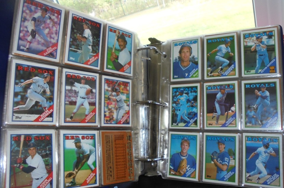 Baseball Collector Card Collector Album and Filled With Near Mint ...