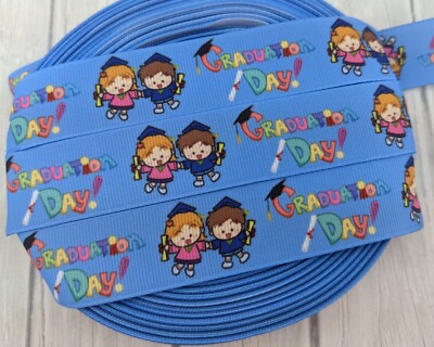 Grosgrain Ribbon 1" Kindergarten Graduation Ribbon Gift Ribbon | eBay