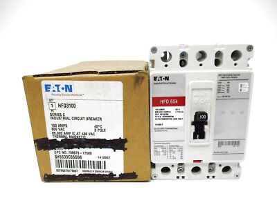 EATON HFD3100 SER. C 600VAC 100A NSMP | eBay