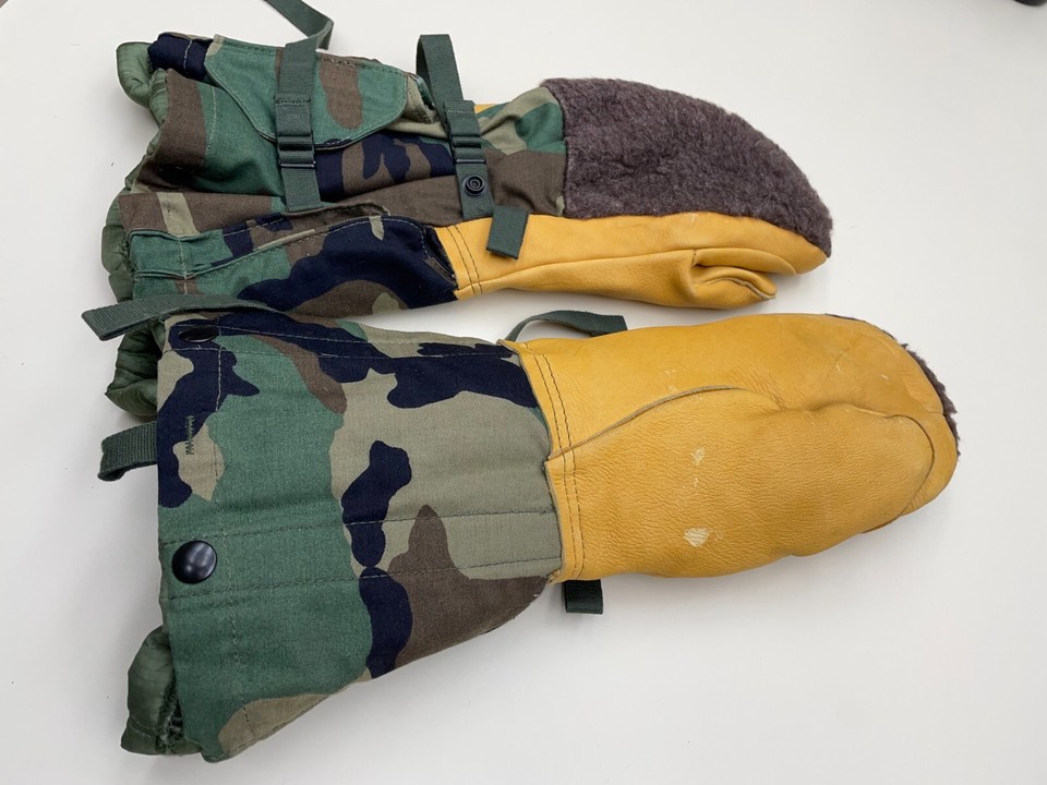 US Military Issue Arctic Extreme Cold Weather Mittens w/Liners + All ...