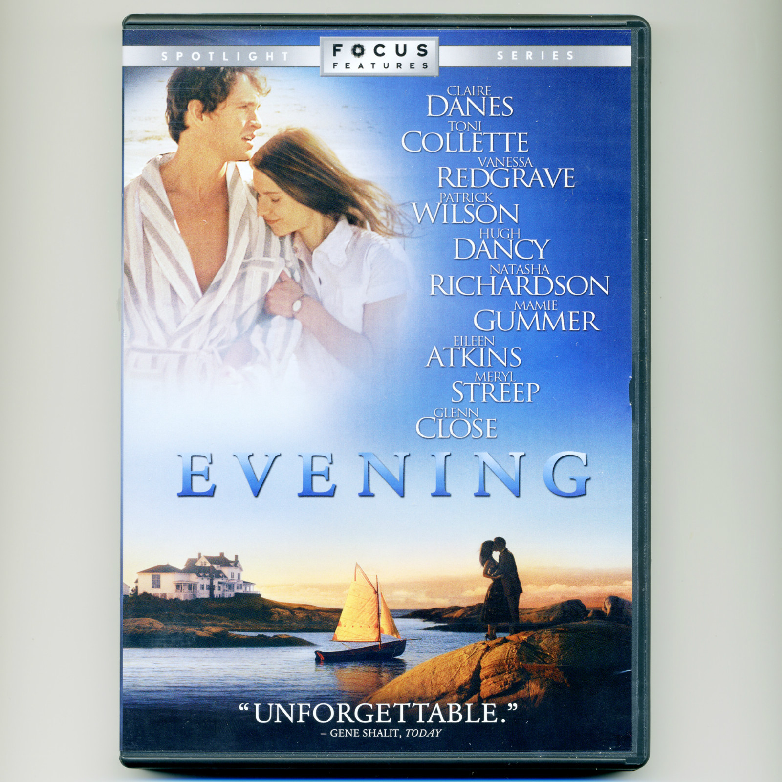 EVENING 2007 PG-13 drama movie DVD Vanessa Redgrave, Claire Danes, Streep, Close 25193344625 | eBay