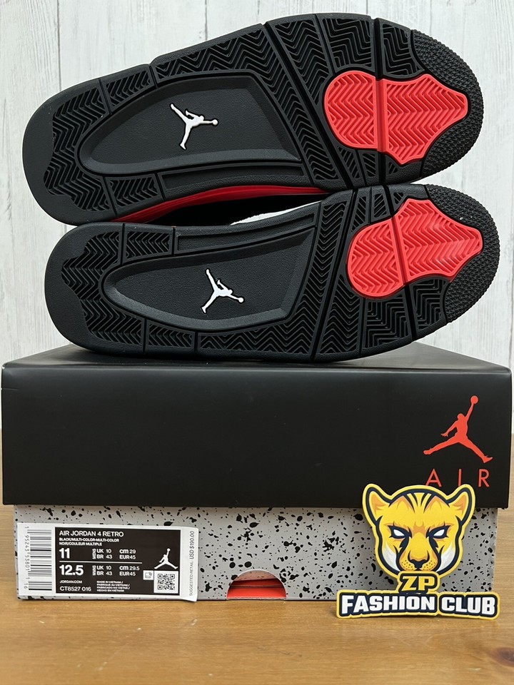 Air Jordan 4 Retro Red Thunder MENS CT8527-016 GS 408452-016 | eBay