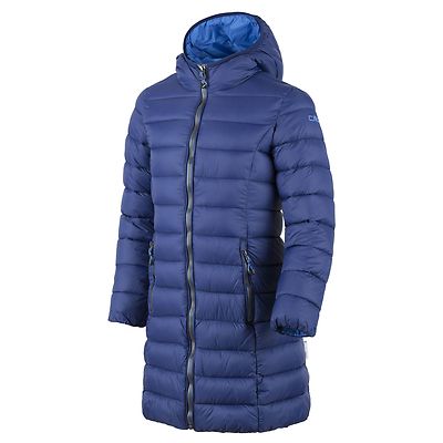 Cmp Coat Transition Jacket Quilted Blue Hood Light Warm Pockets | eBay