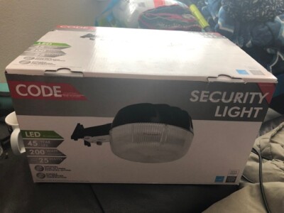 Code Security Light LED 25 Watt Antique Bronze 2650 Lumens New! | eBay