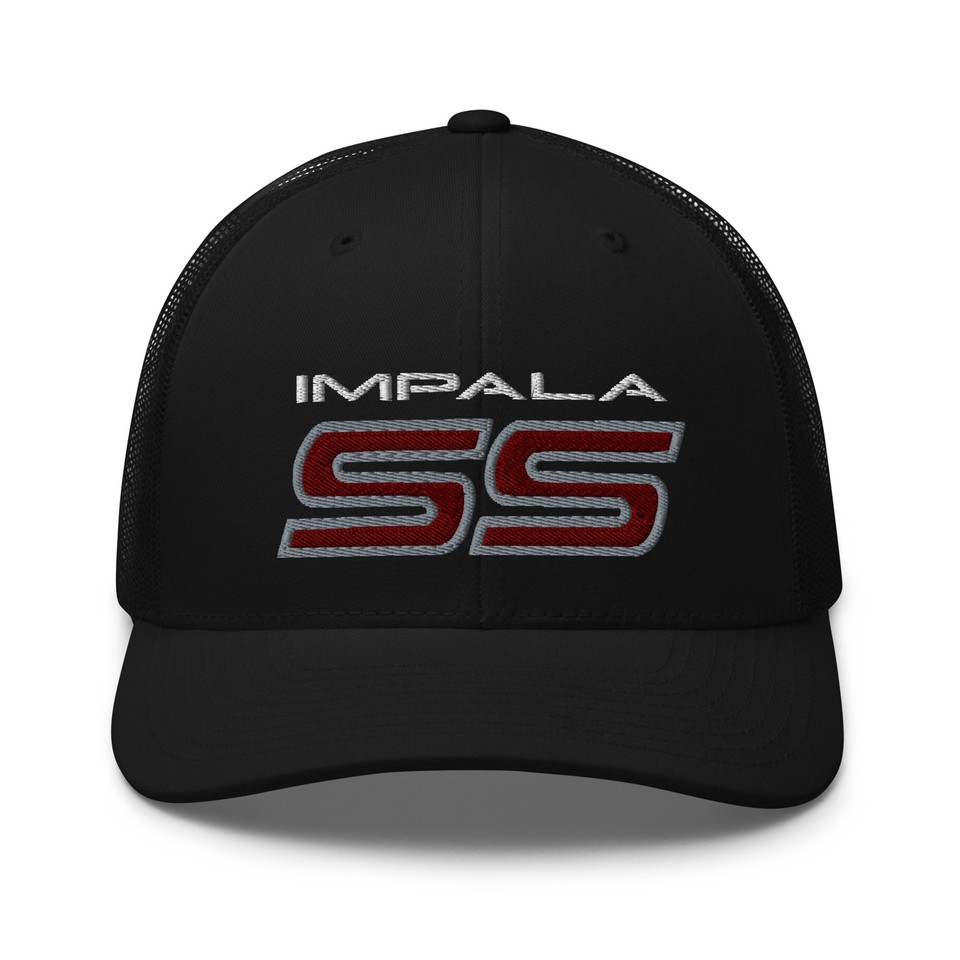 Chevy Impala SS Emblem Classic Car Trucker Cap Snapback Hat | eBay