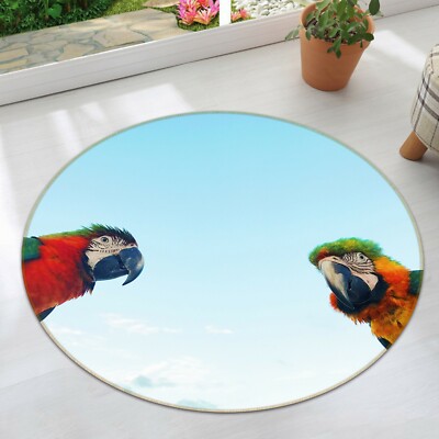 3D Parrot Bird G115 Animal Non Slip Rug Mat Elegant Photo Carpet Wendy ...