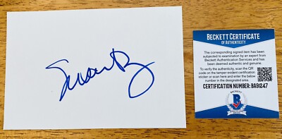 Susan Dey Signed Autographed 4x6 Card BAS Beckett Cert Partridge Family ...